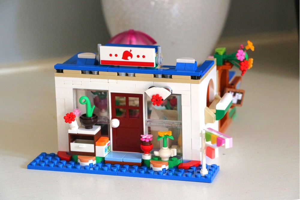 Lego Moc Flower Cafe By Eva001 Rebrickable Build With Lego