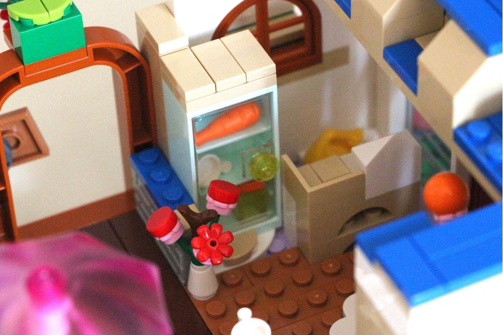 Lego Moc Flower Cafe By Eva001 Rebrickable Build With Lego