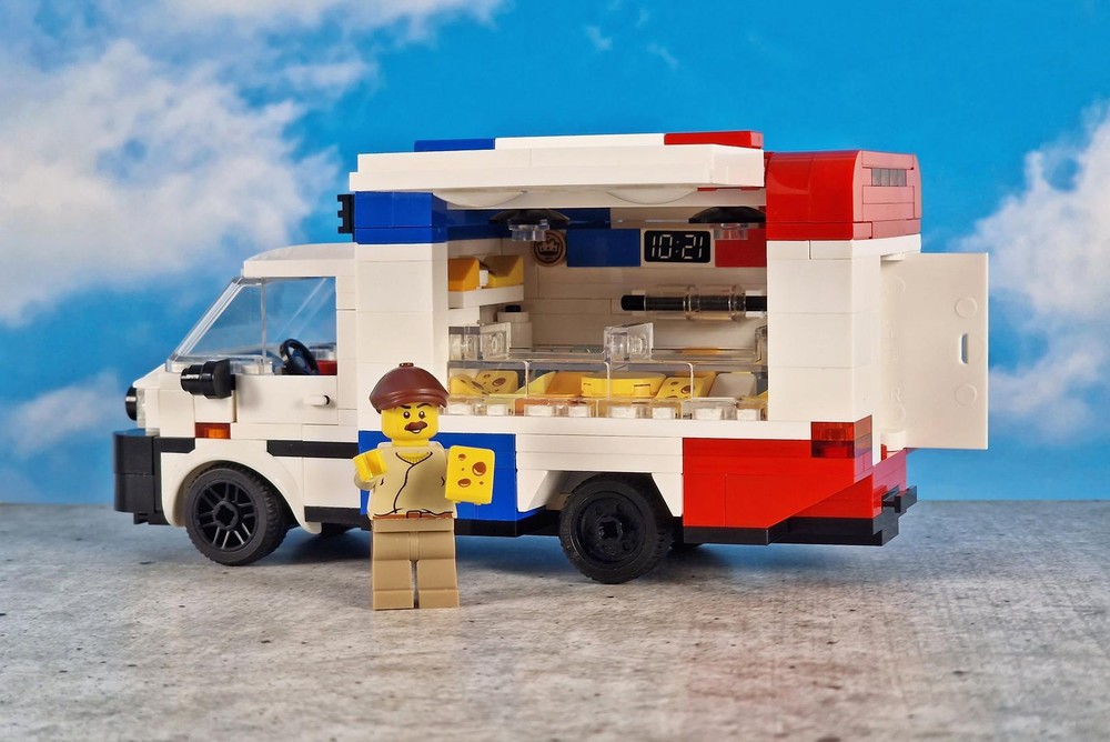 LEGO MOC-200149 French Cheese Van by nevertooold68 | Rebrickable ...