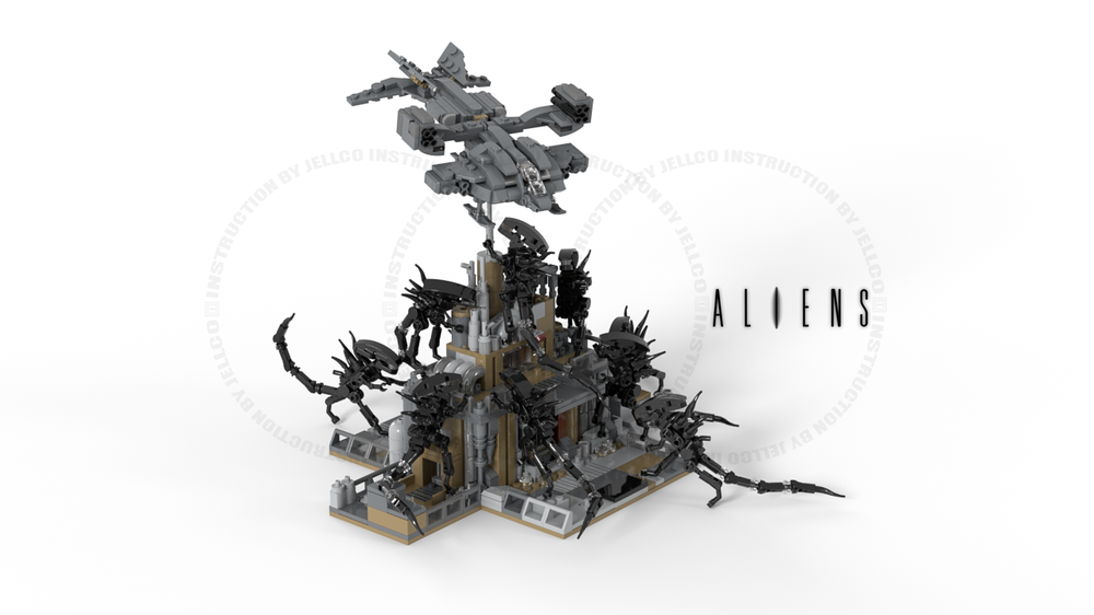 LEGO MOC Aliens Micro Diorama Series: "FEAR" by jellco | Rebrickable ...