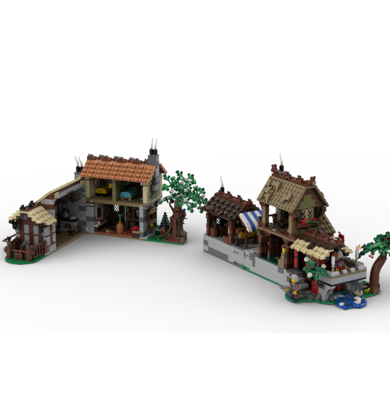 LEGO MOC Medieval Town Square Alternative Build by Mr.Snicker ...