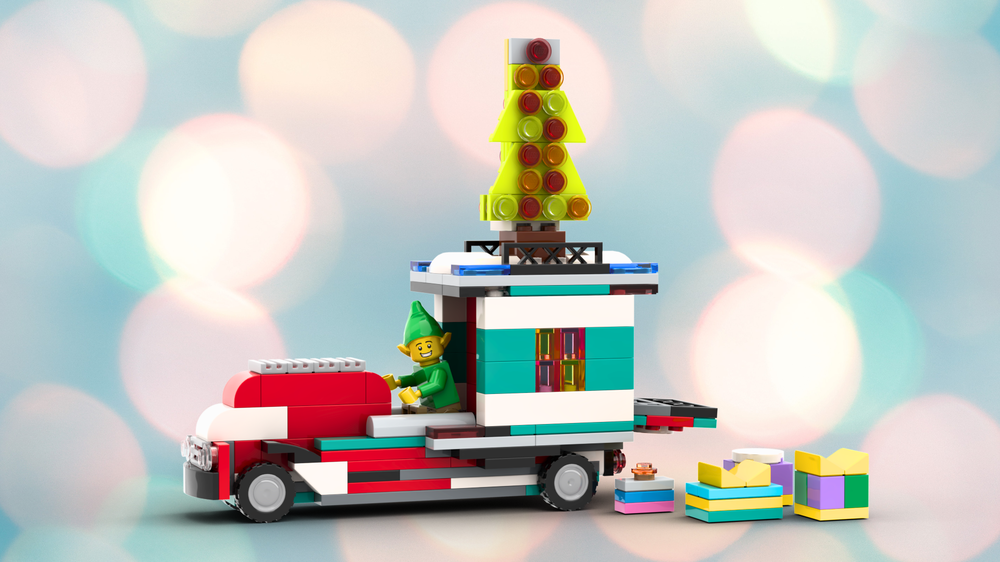 LEGO MOC 11036 Santa`s delivery truck by Lenarex | Rebrickable - Build with LEGO