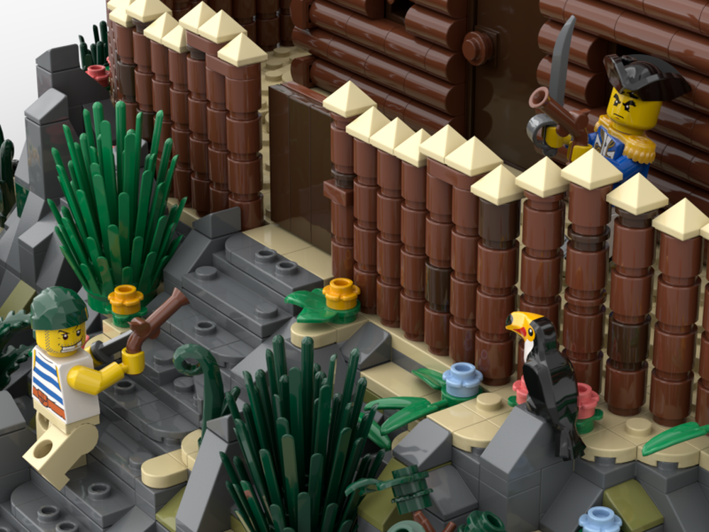 LEGO MOC Treasure Island: The Stockade by Brick Kaiser | Rebrickable ...