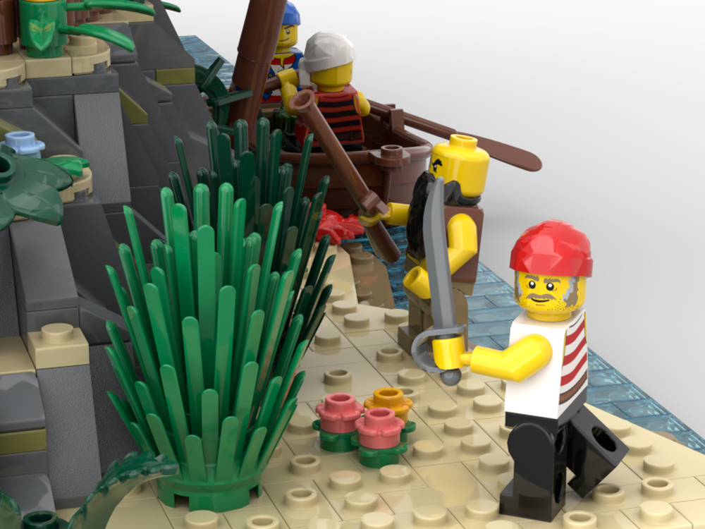 LEGO MOC Treasure Island: The Stockade by Brick Kaiser | Rebrickable ...