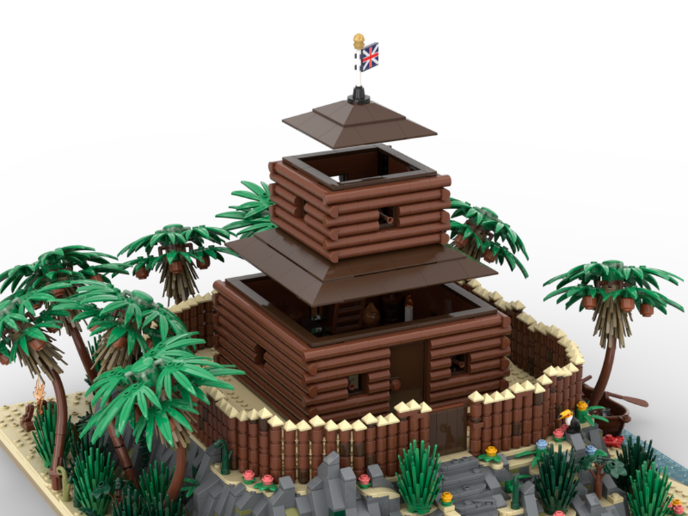 LEGO MOC Treasure Island: The Stockade by Brick Kaiser | Rebrickable ...
