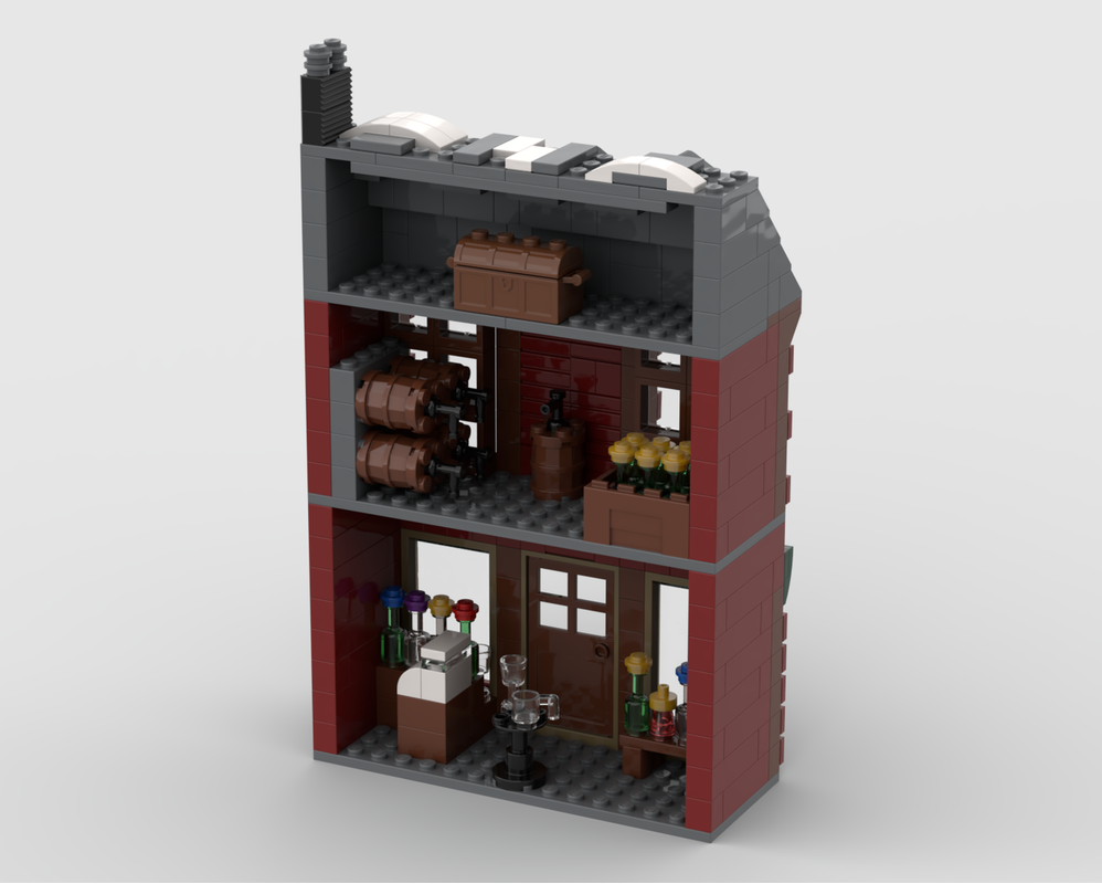 LEGO MOC Winter Wine Shop by DJBietz | Rebrickable - Build with LEGO