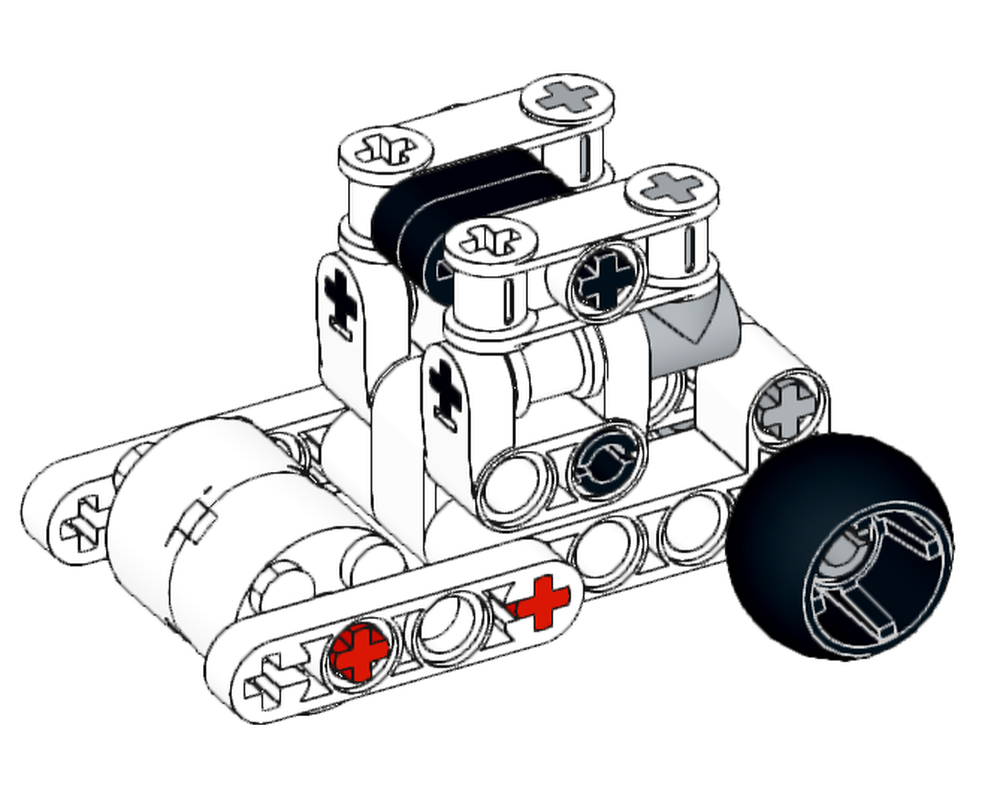 LEGO MOC Micro Steamroller by NARP | Rebrickable - Build with LEGO