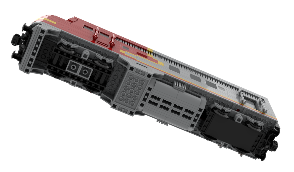 LEGO MOC Locomotive Diesel - EMD F7 Santa Fe - MOC by Mimi68 ...