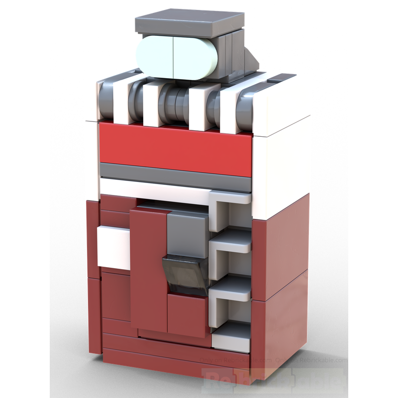 LEGO MOC Fallout 3/NV Nuka-Cola vending machine (Vers. 3) by PoohBricks ...