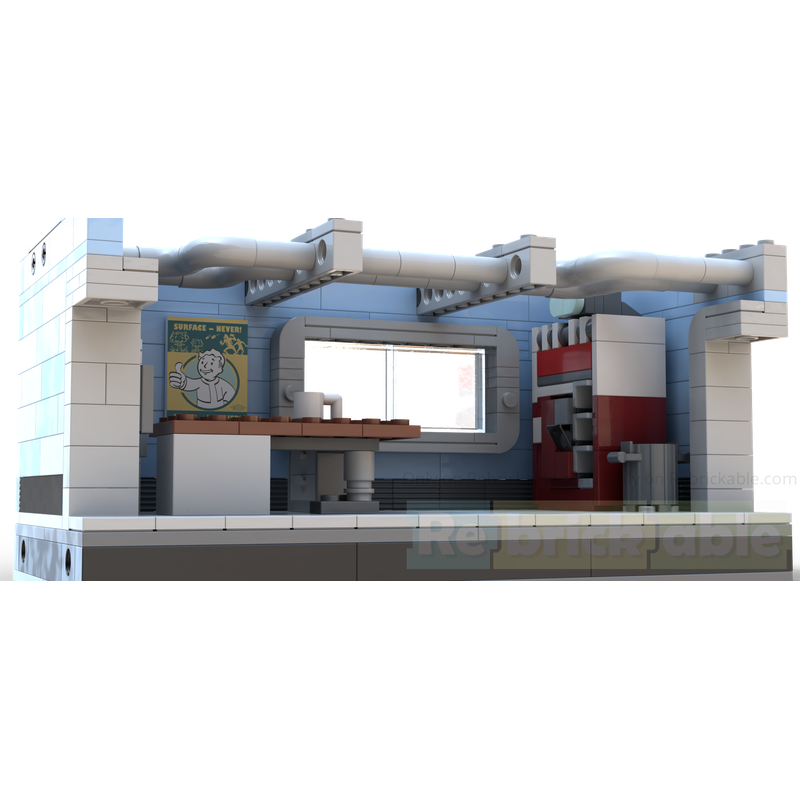 LEGO MOC Fallout 3/NV Nuka-Cola vending machine (Vers. 3) by PoohBricks ...