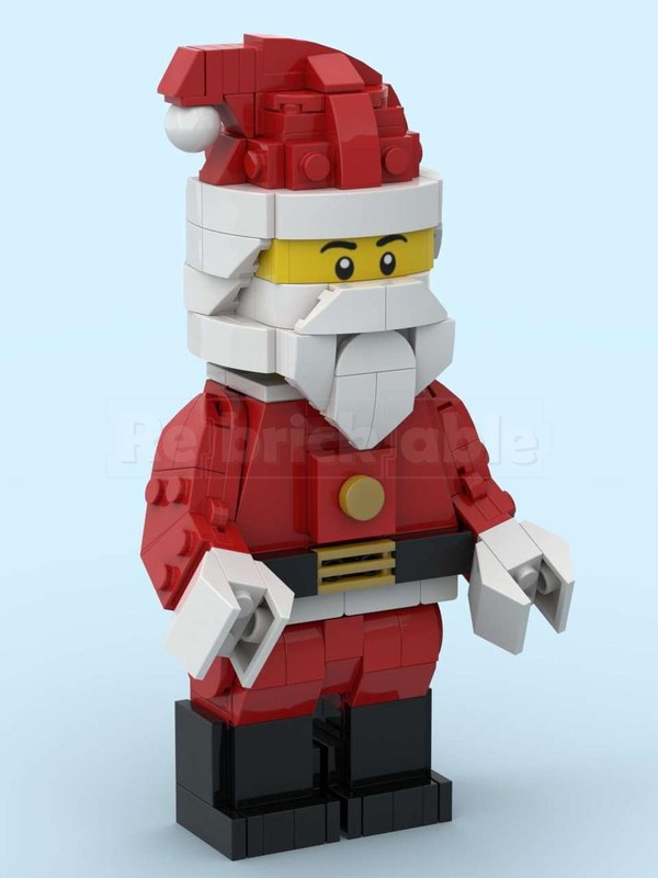 LEGO MOC Upscaled Santa Clause Mini Figure in 3:1 by williweb ...