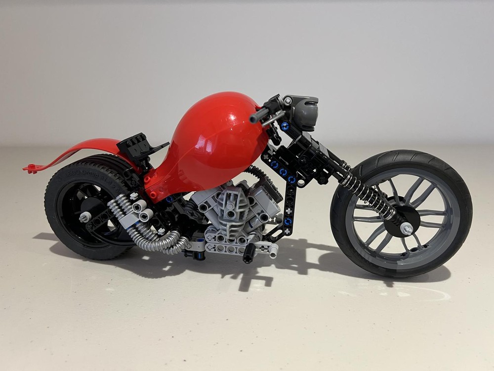 LEGO MOC Chopper v2 by s90sml | Rebrickable - Build with LEGO