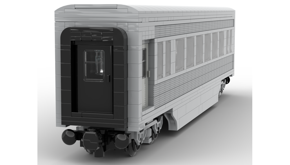 LEGO MOC Wagon - EMD F7 Santa Fe - MOC by Mimi68 | Rebrickable - Build with LEGO