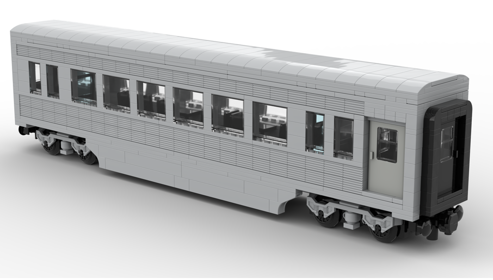Lego Moc Wagon Emd F7 Santa Fe Moc By Mimi68 Rebrickable Build