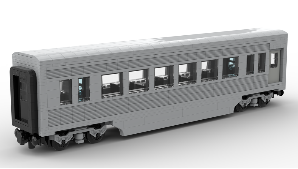 LEGO MOC Wagon - EMD F7 Santa Fe - MOC by Mimi68 | Rebrickable - Build ...