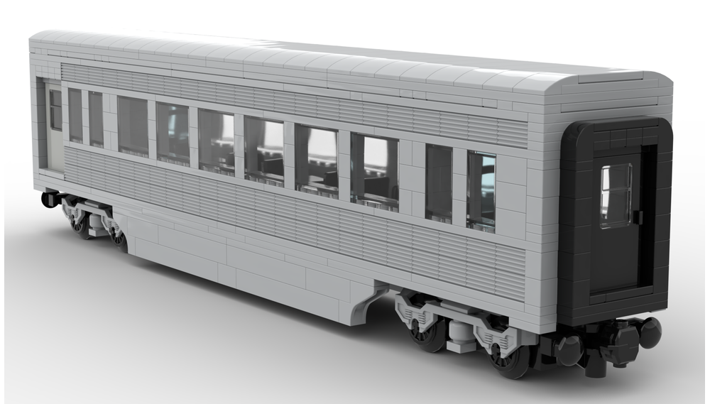 LEGO MOC Wagon - EMD F7 Santa Fe - MOC by Mimi68 | Rebrickable - Build ...