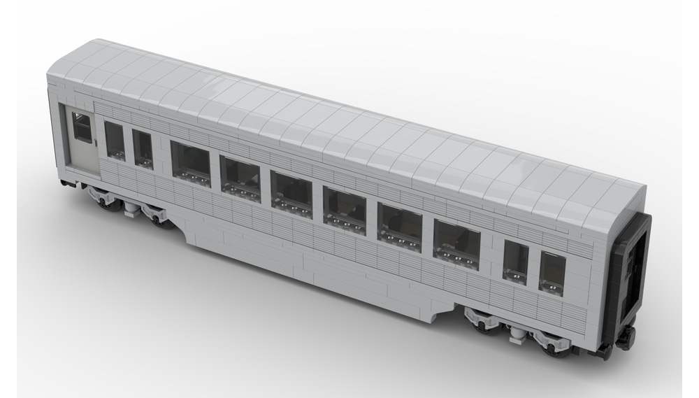 LEGO MOC Wagon - EMD F7 Santa Fe - MOC by Mimi68 | Rebrickable - Build with LEGO