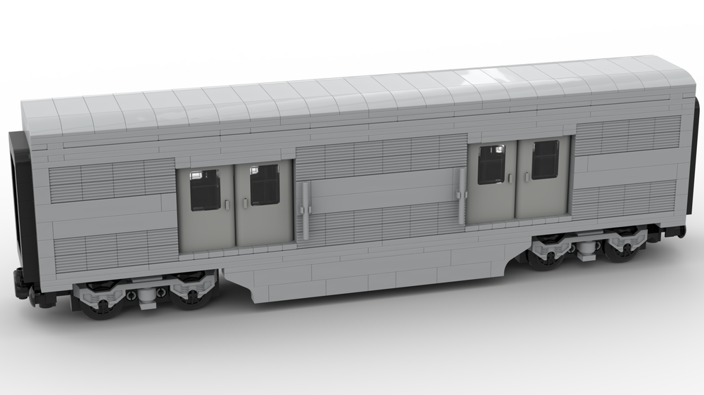 LEGO MOC Wagon - EMD F7 Santa Fe - MOC by Mimi68 | Rebrickable - Build ...