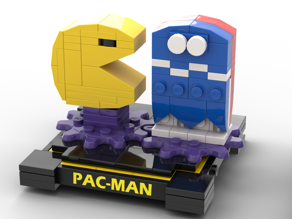 Lego Moc Pac Man For Atari By Utm1996 Rebrickable Build With Lego