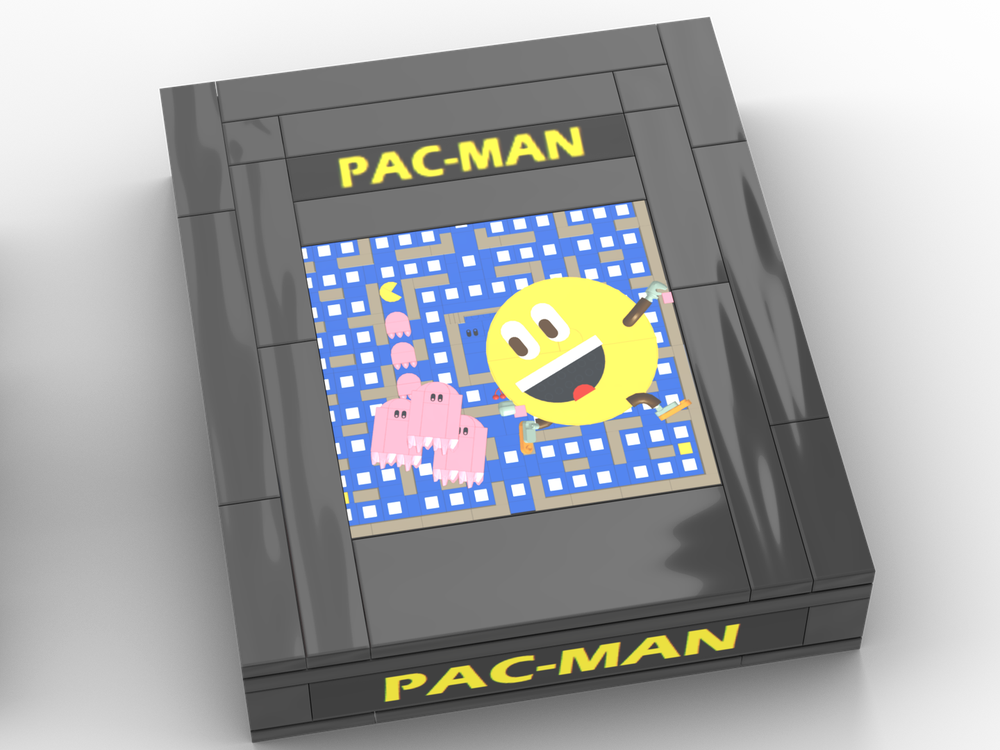 Lego Moc Pac Man For Atari By Utm1996 Rebrickable Build With Lego