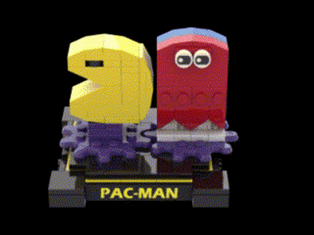 Lego Moc Pac Man Diorama For Atari By Utm1996 Rebrickable Build