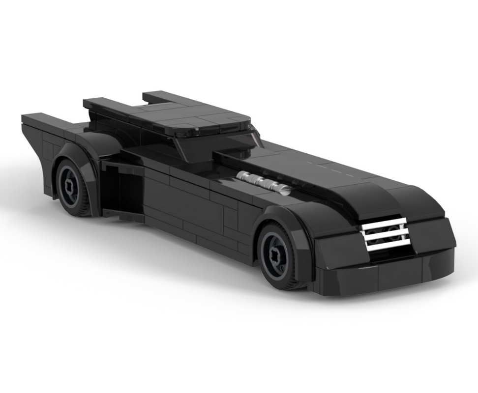 LEGO MOC BTAS Batmobile Moc Minifig Scale by BatBrix | Rebrickable ...
