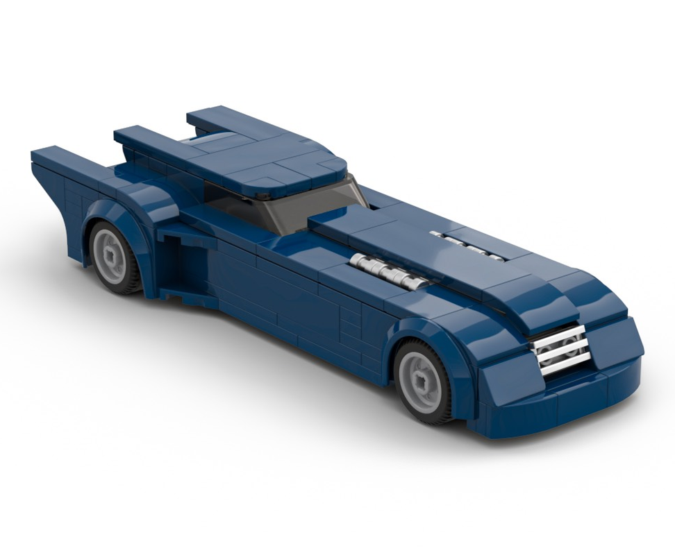 LEGO MOC BTAS Batmobile Moc Minifig Scale by BatBrix | Rebrickable ...