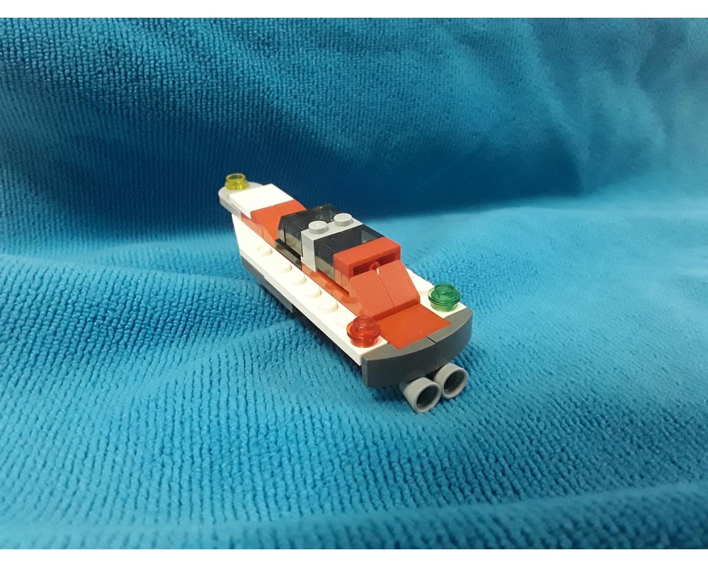 LEGO MOC 31013 - Speedboat by LegoOri | Rebrickable - Build with LEGO