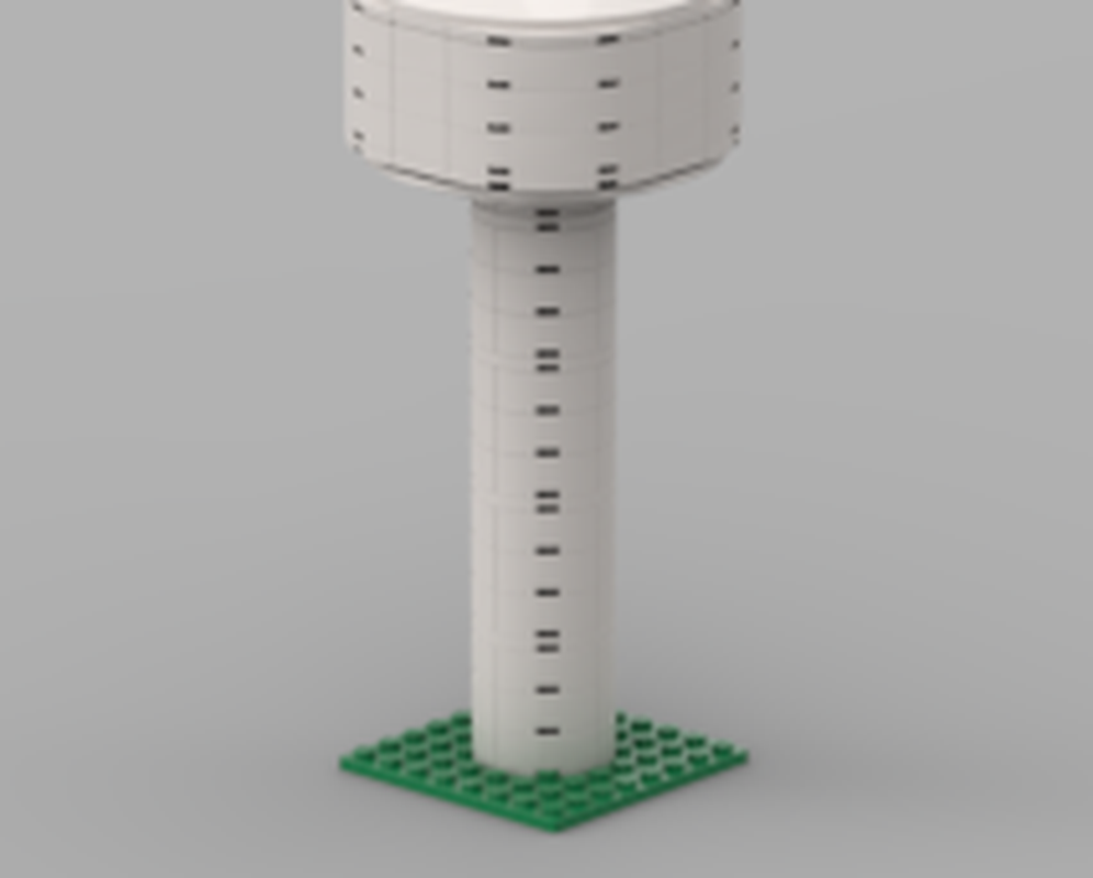 LEGO MOC Water Tower by leeggoo_Creator | Rebrickable - Build with LEGO