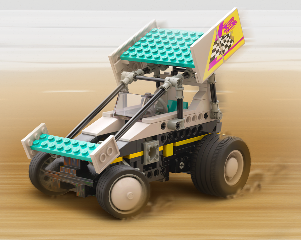 LEGO MOC-200266 Sprint Car by mirrorbricks | Rebrickable - Build with LEGO