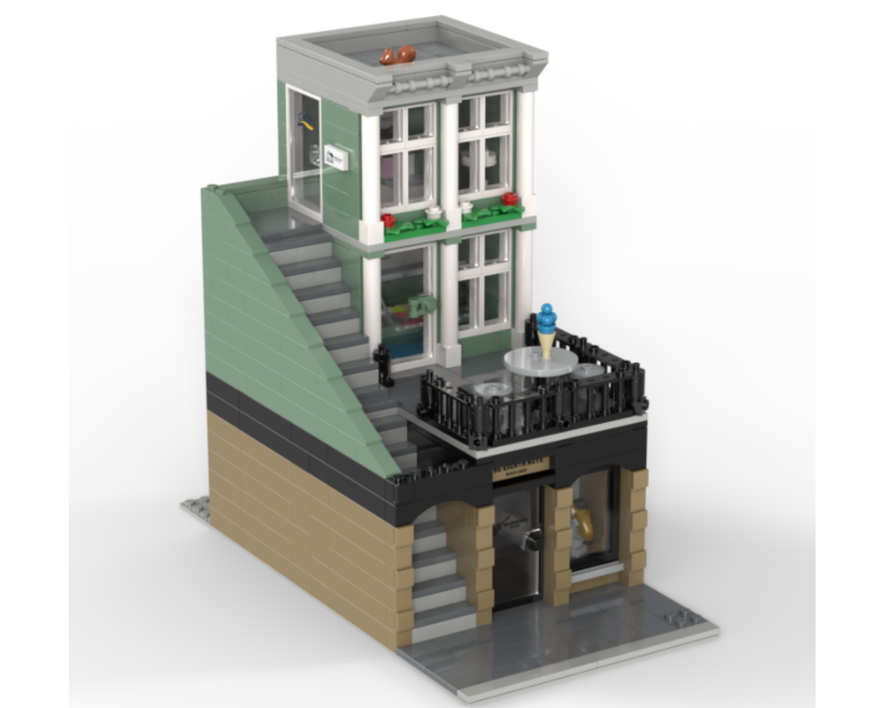 LEGO MOC The Music Shop by the_modular_man | Rebrickable - Build with LEGO