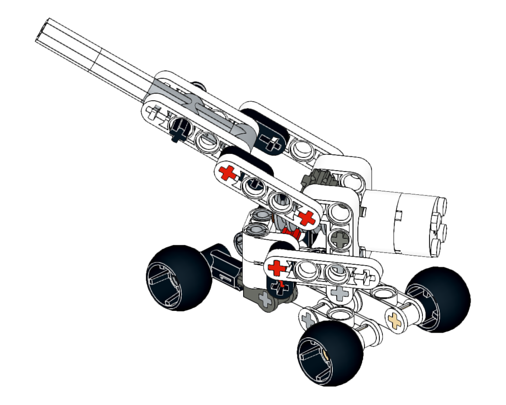 LEGO MOC Anti-Aircraft Tank by NARP | Rebrickable - Build with LEGO
