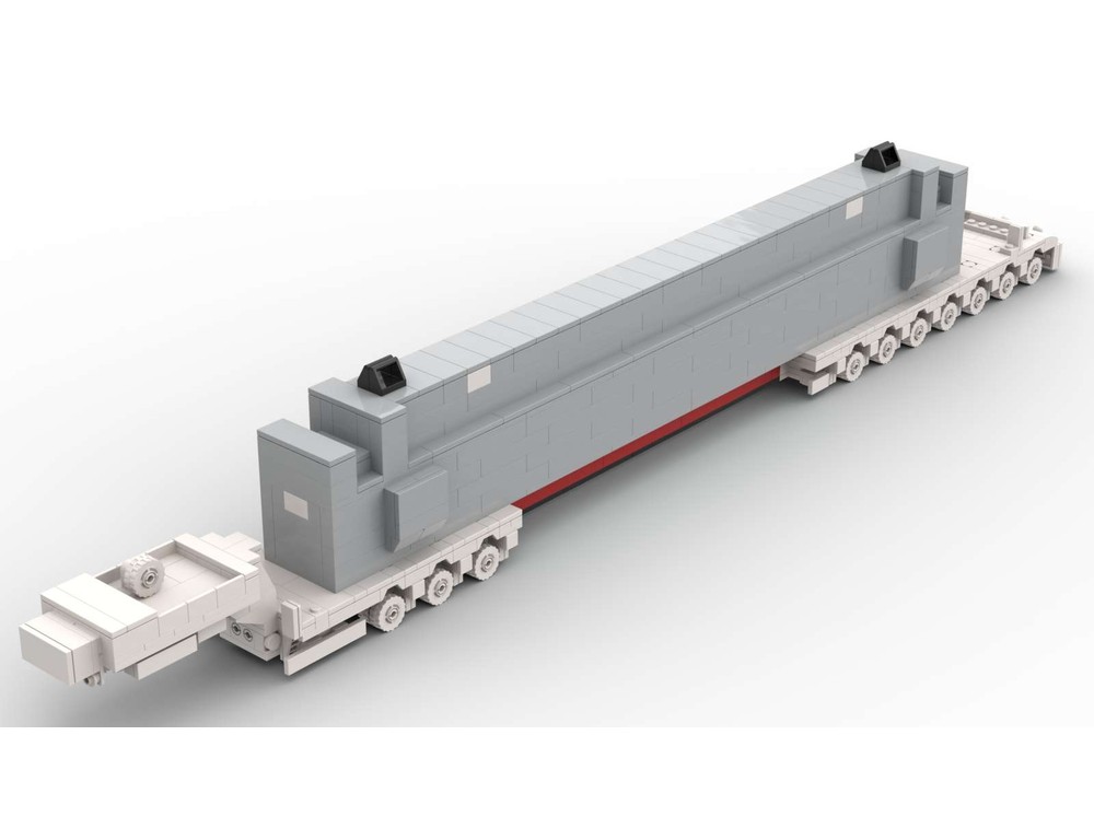 LEGO MOC Extendable Bracket for Semi Low Loader Trailer by GMTBRICKS ...