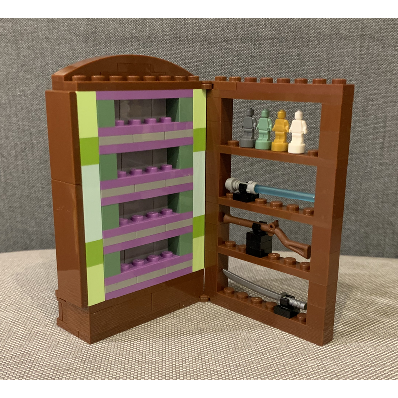 LEGO MOC Bookshelf with Hidden Storage by chuancong | Rebrickable ...