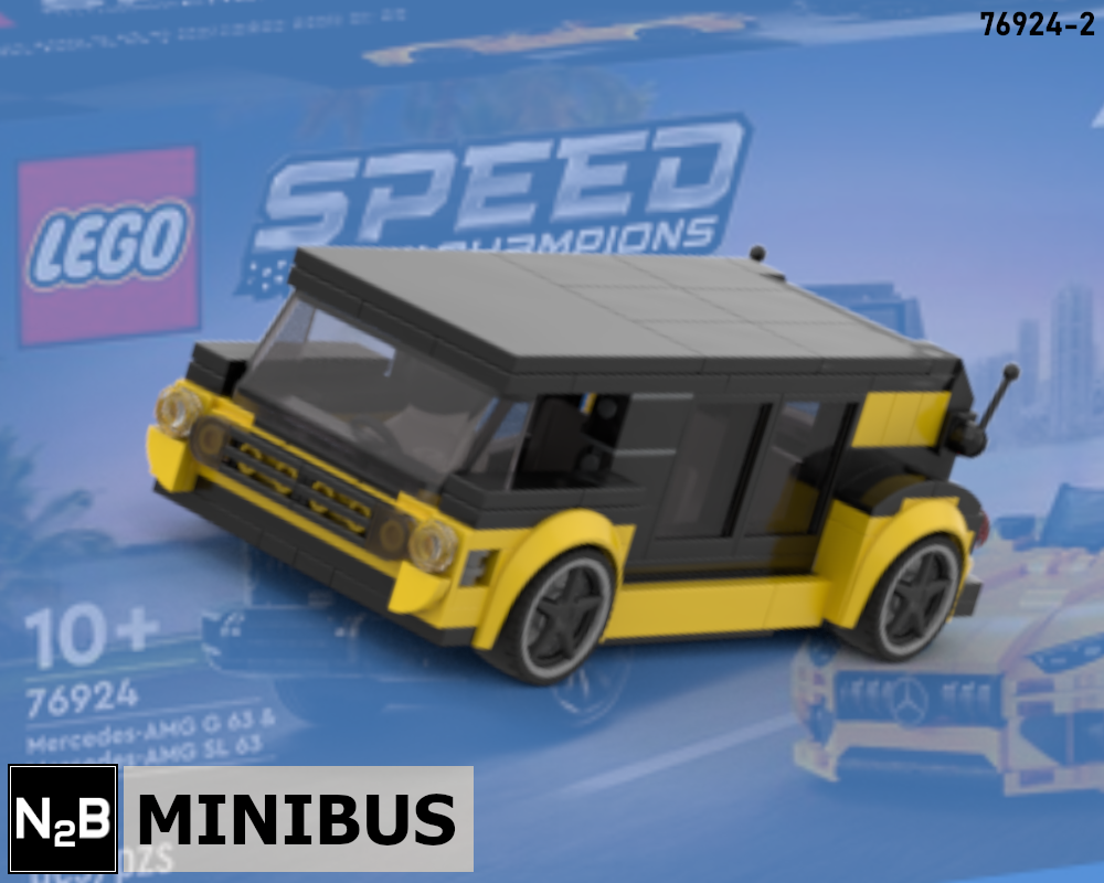 LEGO MOC 76924-2 Minibus by n2brick | Rebrickable - Build with LEGO