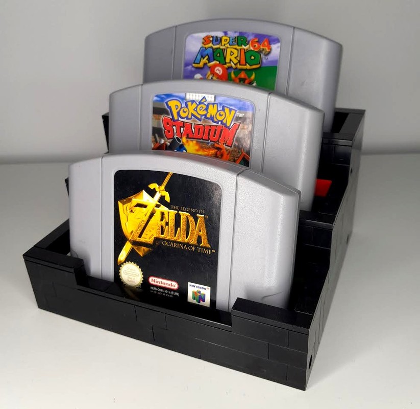 LEGO MOC N64 CARTRIDGE STAND by Second_Stone_Age | Rebrickable - Build ...