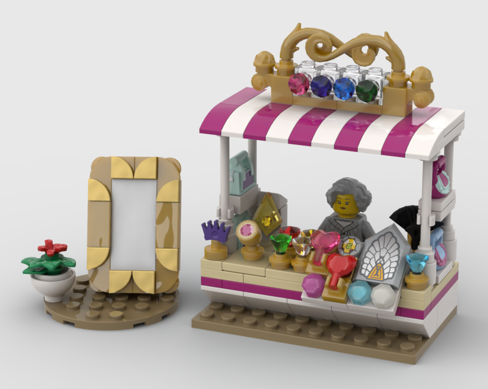 LEGO MOC Jewelry Stand by gabizon | Rebrickable - Build with LEGO