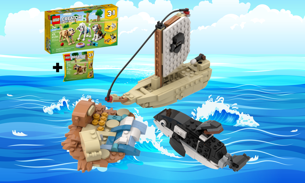 LEGO MOC Pirate ship and orca by Jappelsap98 | Rebrickable - Build with ...