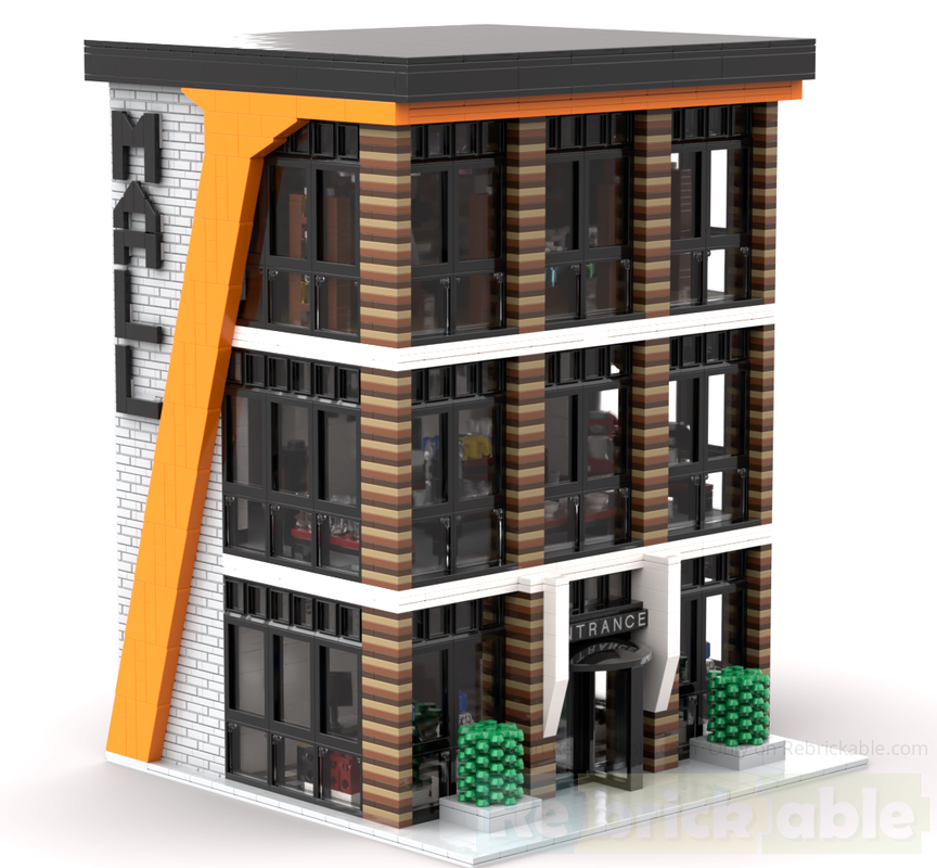 LEGO MOC The New Yorker Shopping Mall by emk.offline | Rebrickable ...