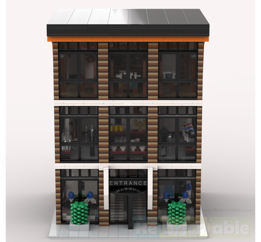 LEGO MOC The New Yorker Shopping Mall by emk.offline | Rebrickable ...