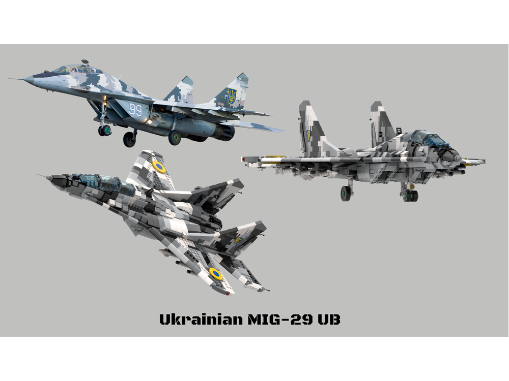 Lego Moc Mig 29 Ub By Fritesaufour Rebrickable Build With Lego
