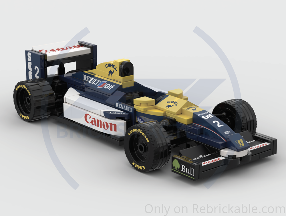 LEGO MOC-200338 F1 Williams FW15C by Pit Lane Bricks Factory ...