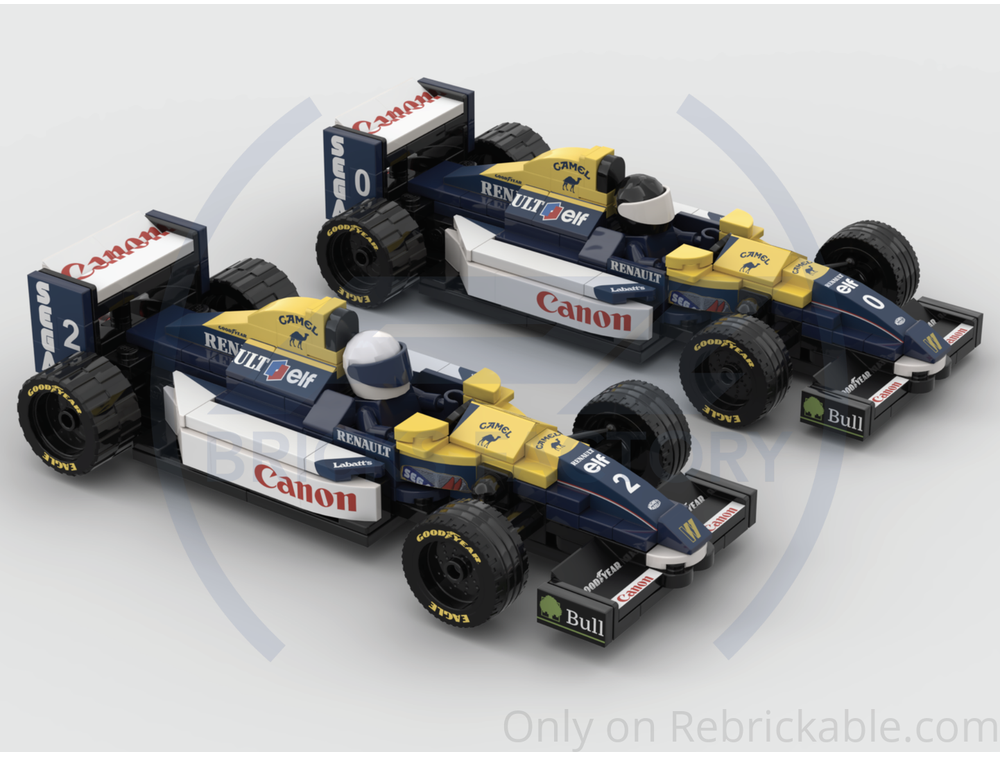 LEGO MOC F1 Williams FW15C by Pit Lane Bricks Factory | Rebrickable ...