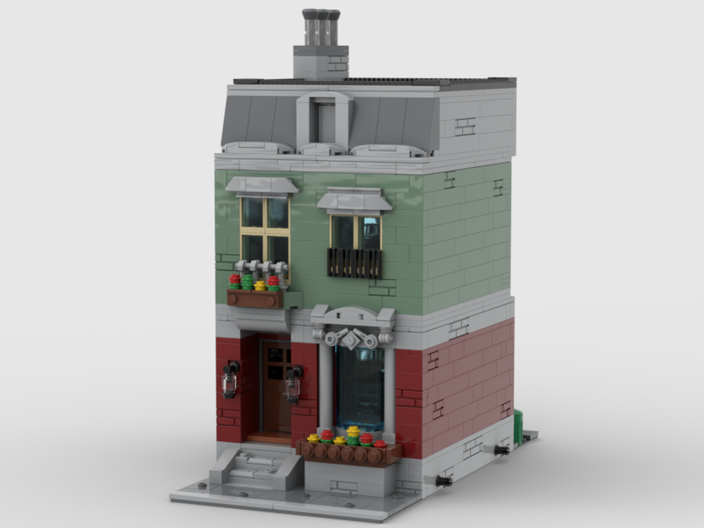 LEGO MOC Modular residential building by thibou1234 | Rebrickable ...