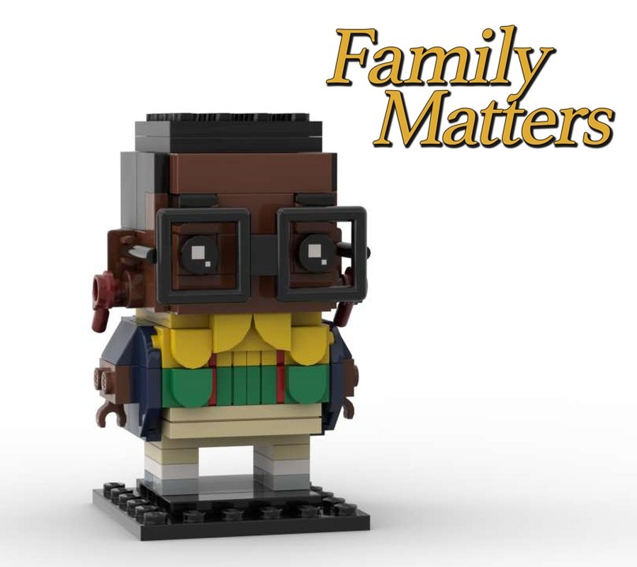 LEGO MOC Steve Urkel (Family Matters) Brickheadz by ansago79 ...