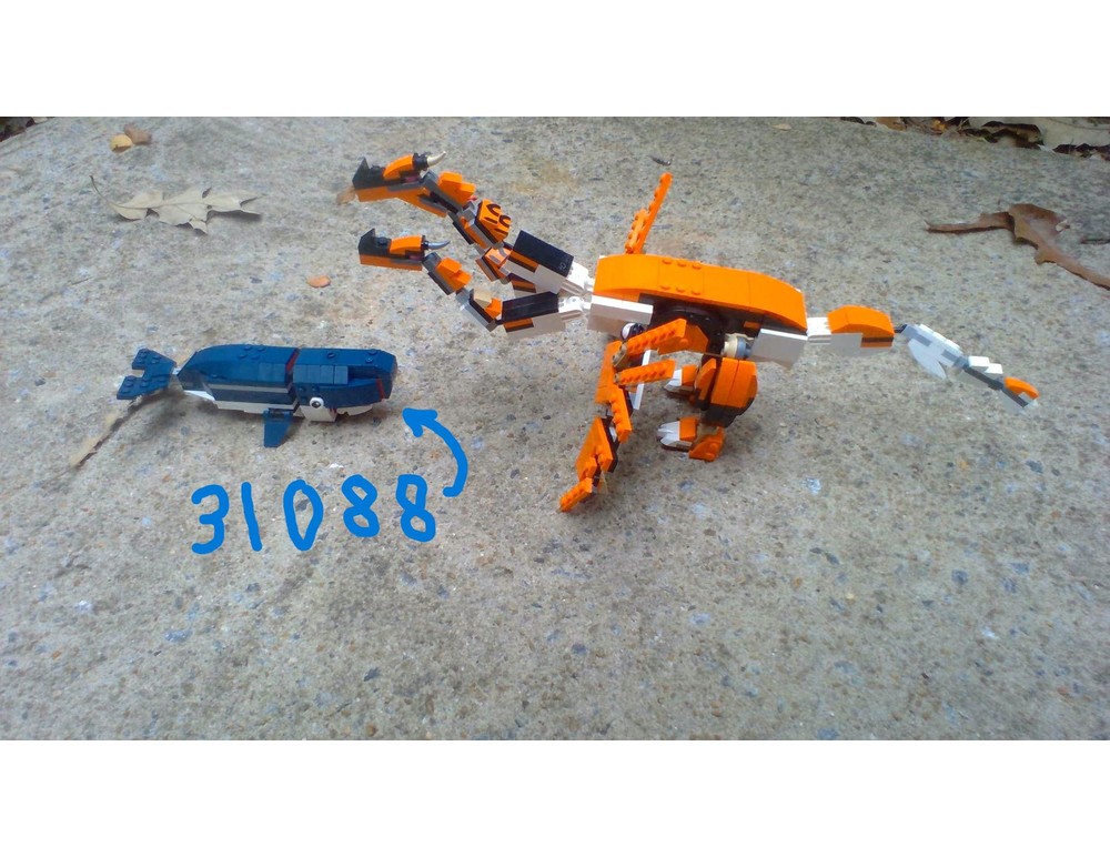 LEGO MOC 31129 Hydra by RapidCheetah | Rebrickable - Build with LEGO