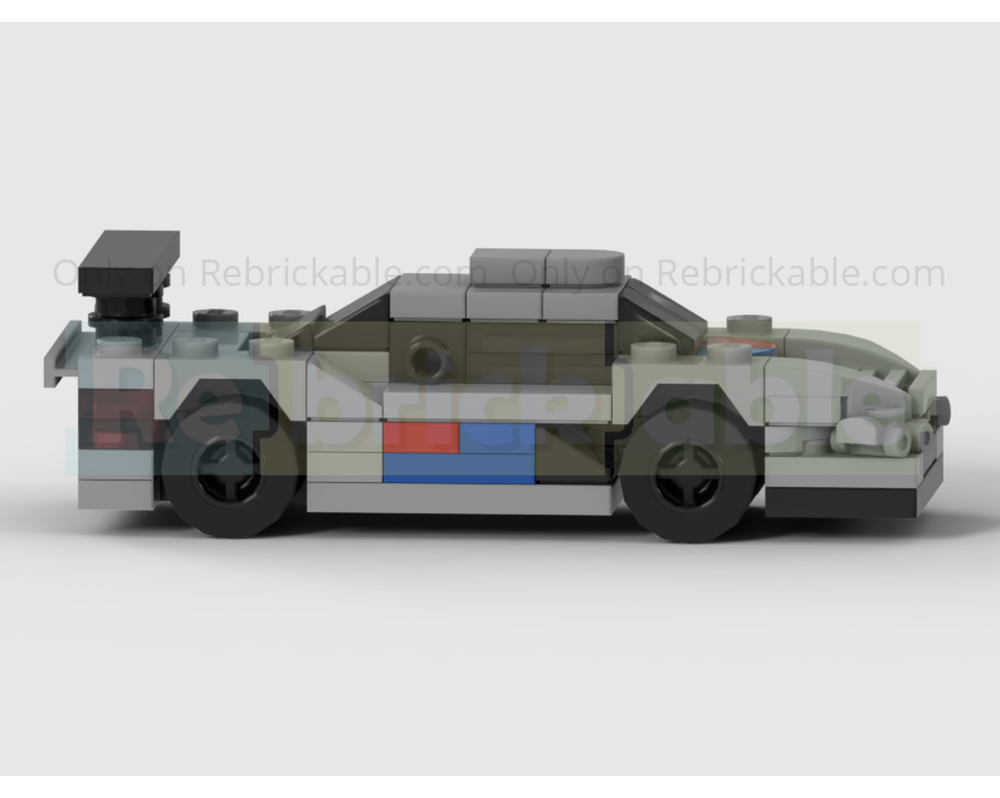 LEGO MOC-200351 Mercedes Benz CLK GTR GT1 Racing Car - Half Speed ...