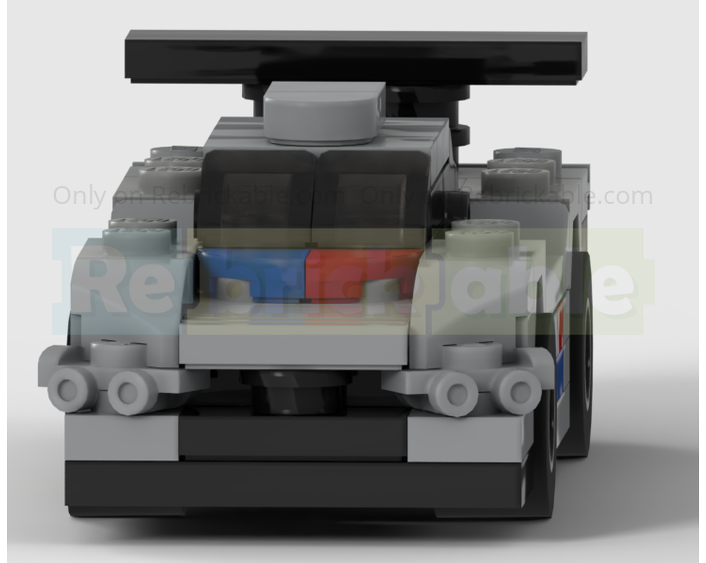 LEGO MOC-200351 Mercedes Benz CLK GTR GT1 Racing Car - Half Speed ...