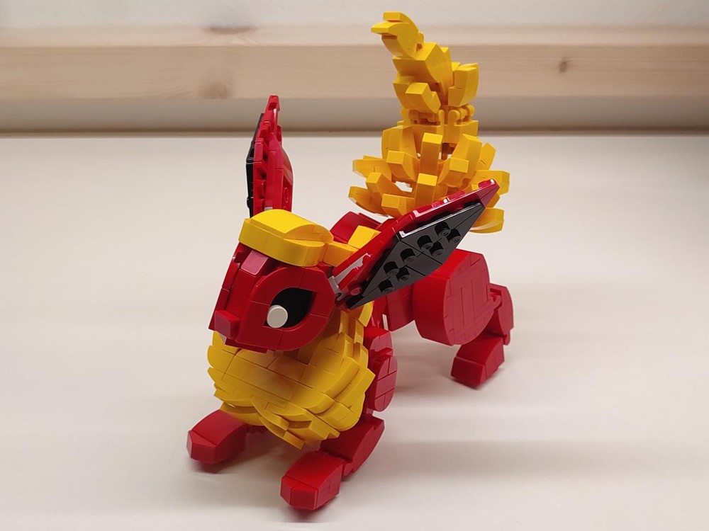 LEGO MOC Flareon by dst212 | Rebrickable - Build with LEGO