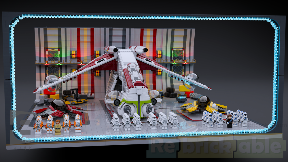 LEGO MOC Venator Hangar Bay - Display Base by ETBYbrickz | Rebrickable ...